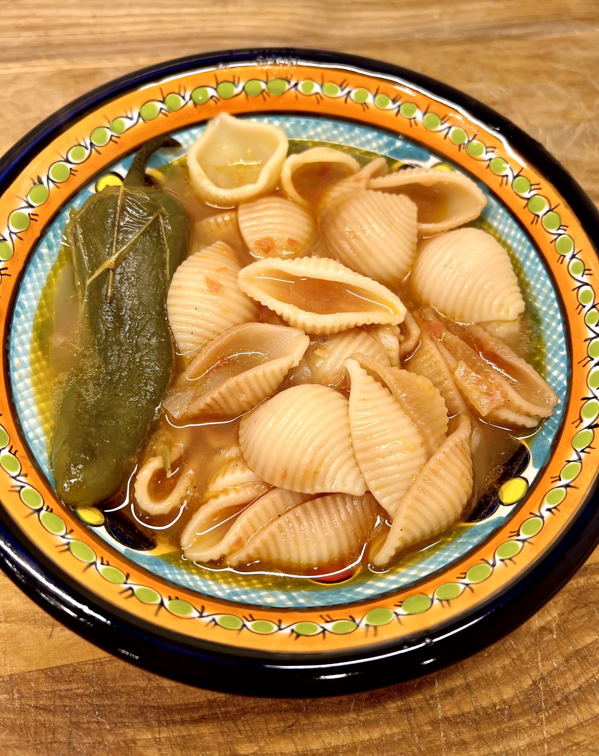 Sopa de Conchas – My Back Kitchen – Recipes